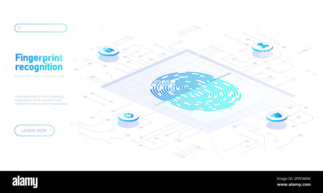 Fingerprint recognition concept Stock Vector Image & Art - Alamy Fingerprint recognition concept Stock Vector Image & Art - Alamy