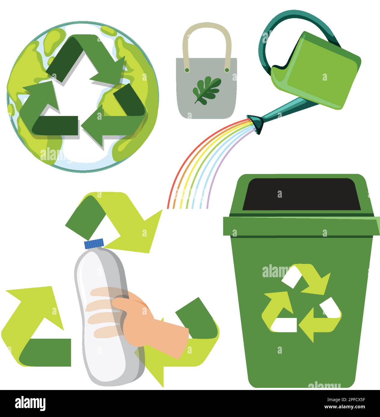 Save the earth graphics and icons collection illustration Stock Vector ...