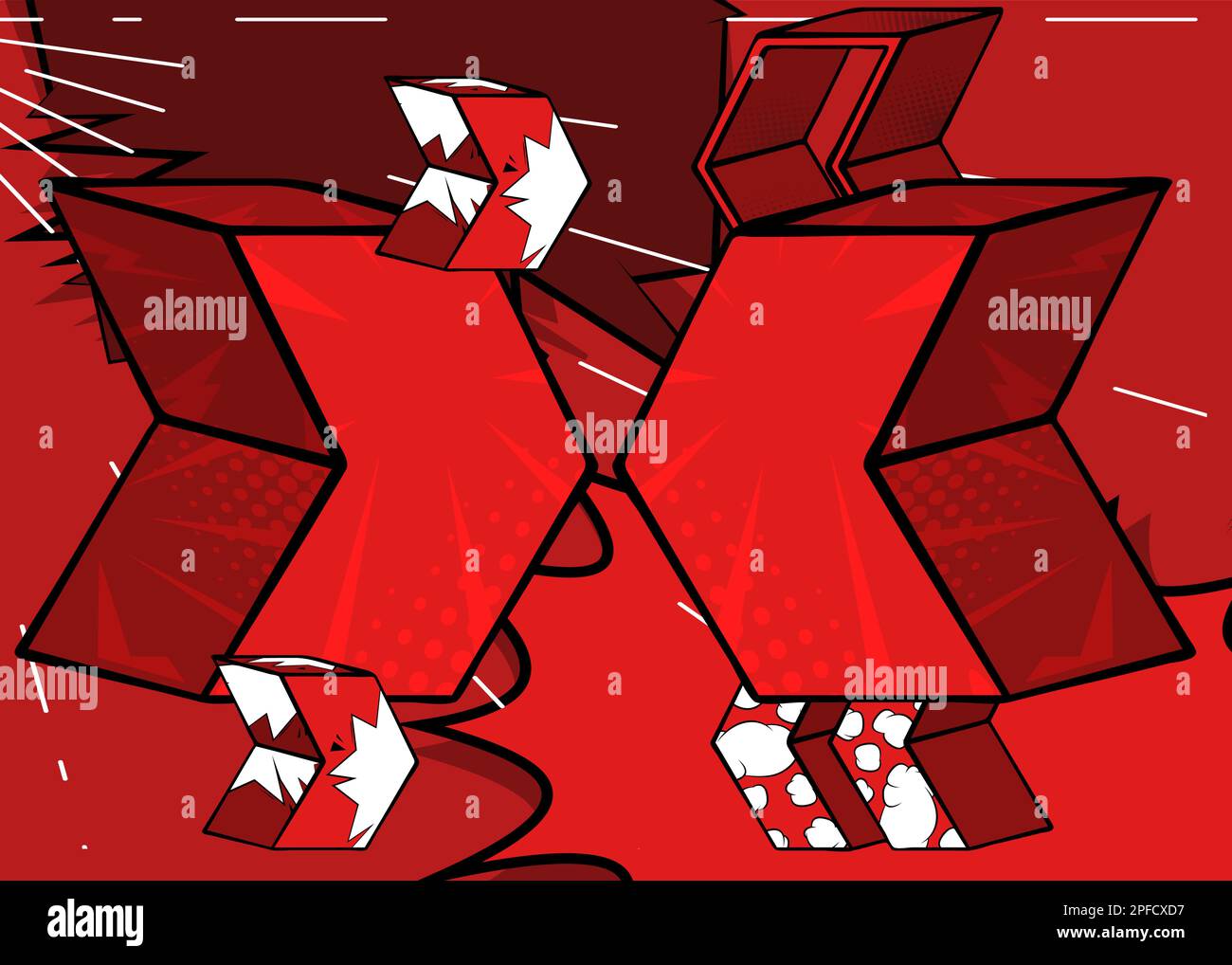 Red Comic book arrow background poster. Comics abstract Symbol. Retro ...