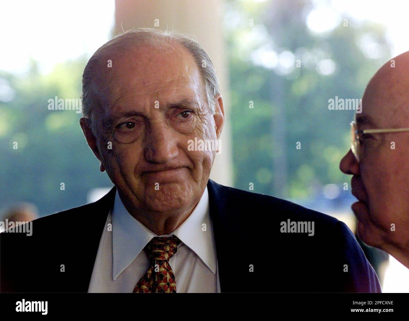 Former Brooklyn Dodger Ralph Branca, left, talks with former teammate ...