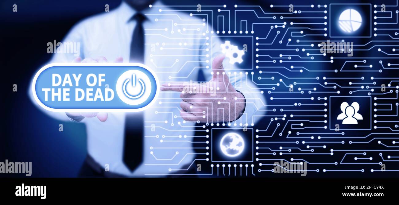 Conceptual display Day Of The Dead. Business concept mexican ...