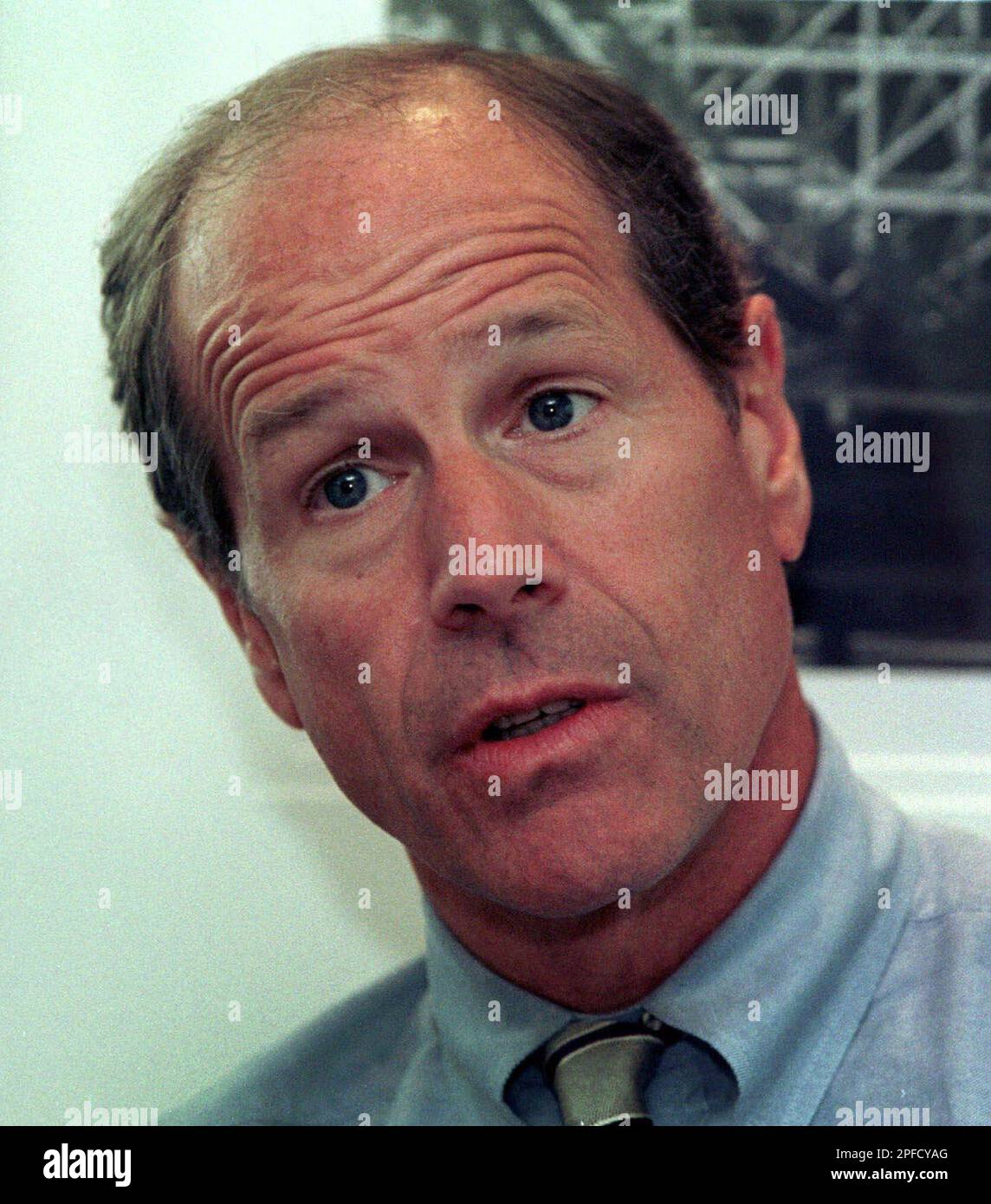 Dr. Bartley Griffeth talks in his office at the University of ...