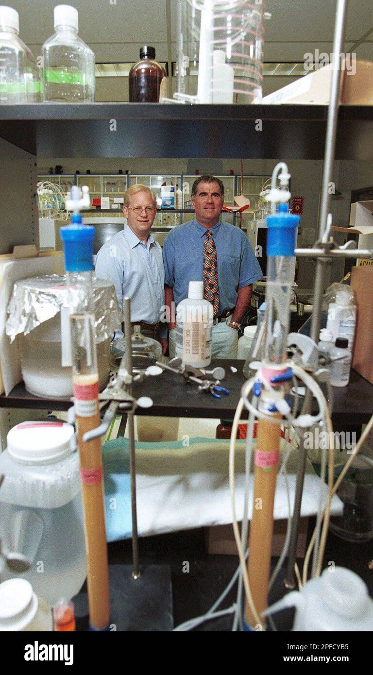 Sherrill Neff, left, president and chief financial officer of Neose ...