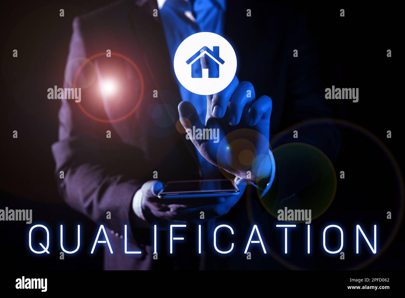 Inspiration showing sign Qualification. Business idea Officially ...