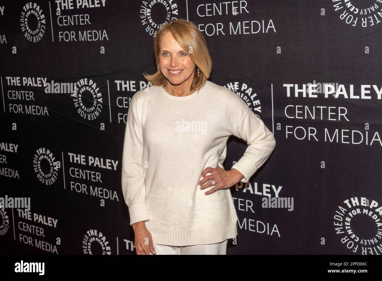 New York, United States. 16th Mar, 2023. Journalist Katie Couric ...