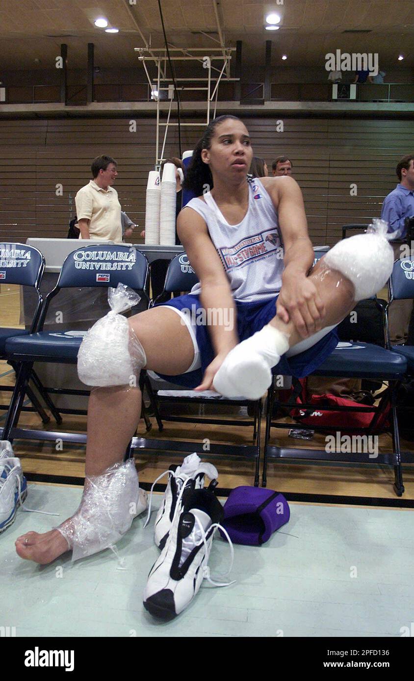 Natalie Williams of the Utah Starzz, and a Western Conference All-Star ...