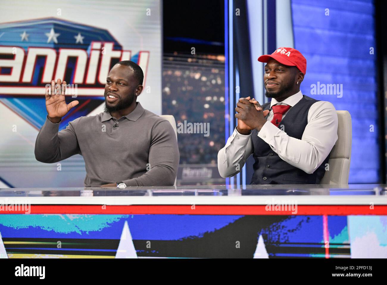 Olabinjo Osundairo, left, and Abimbola Osundairo appear on "The Sean ...