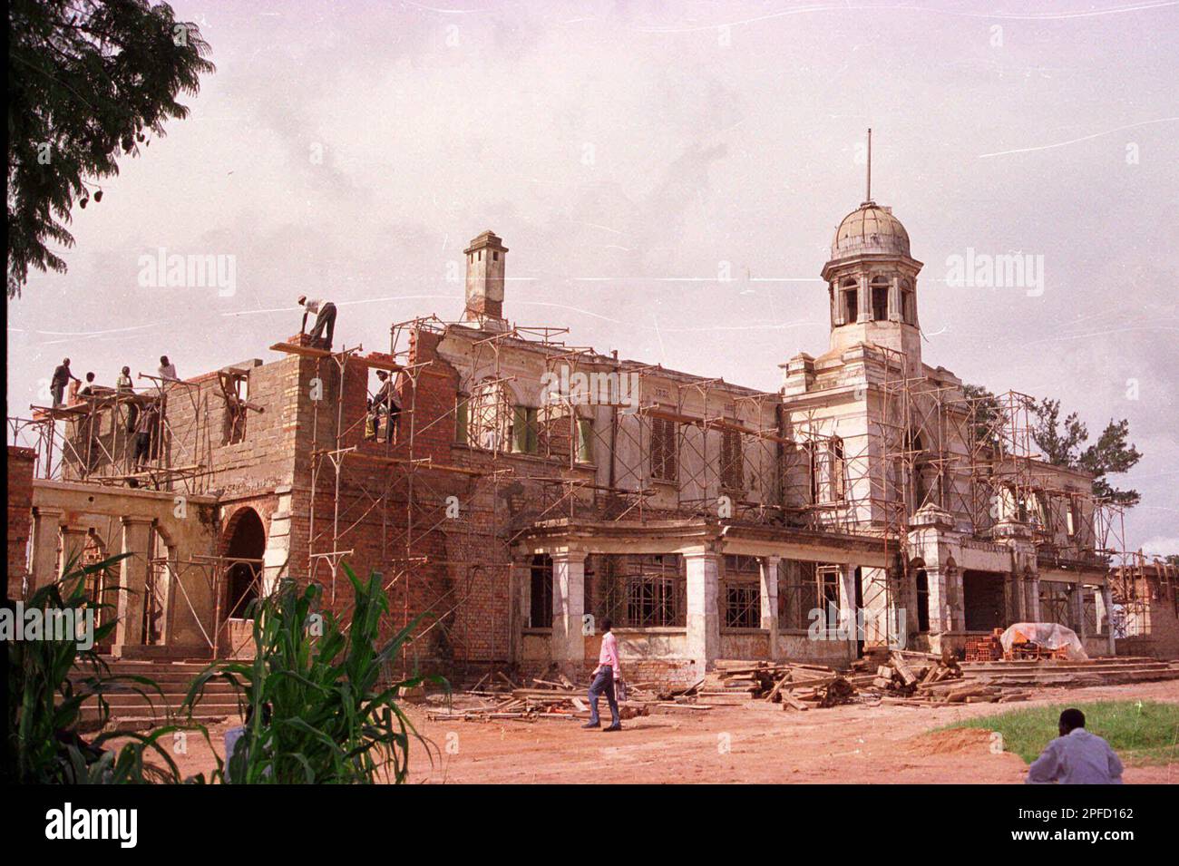 The Twekkobe, or palace, of the kingdom of Buganda in Mengo, central ...