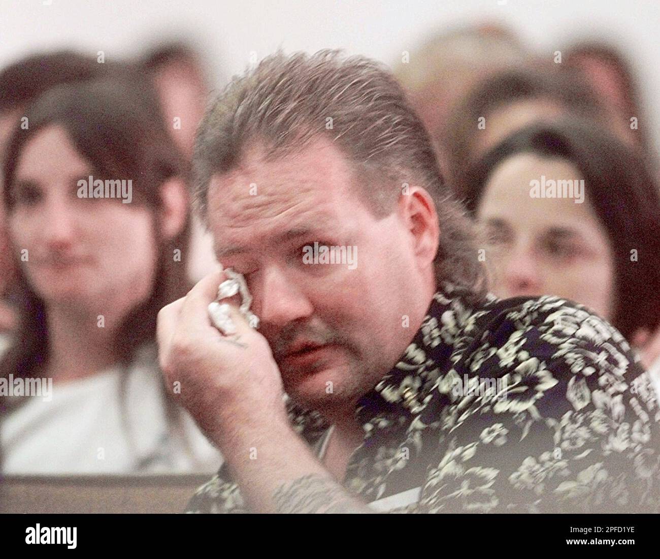 William James Peranteau of Philadelphia, becomes emotional after ...