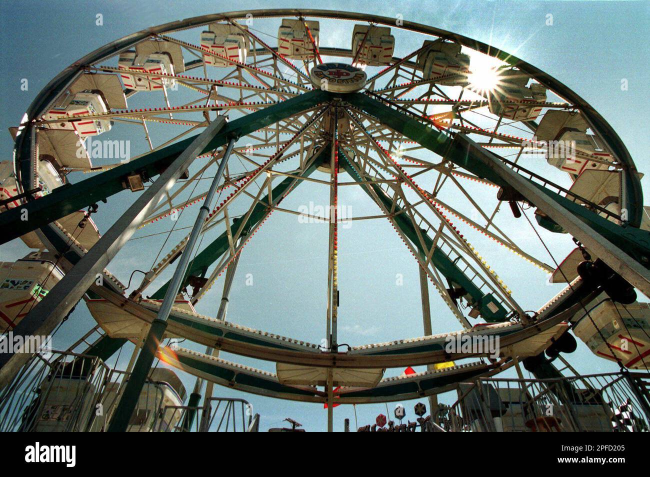 The ferris wheel at the Allegheny County Fair grounds in South Park is ...