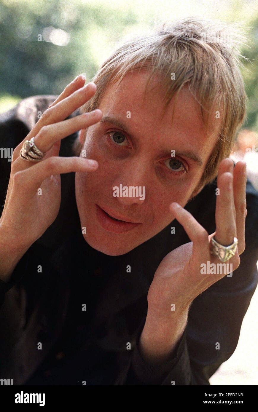 Actor Rhys Ifans poses in New York's Central Park, June 15, 1999. Ifans ...