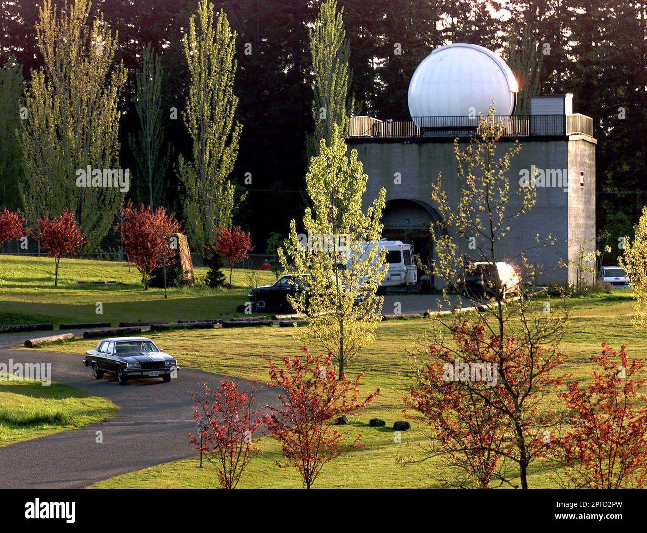 FILE--The observatory at Battle Point Park on Bainbridge Island, Wash ...