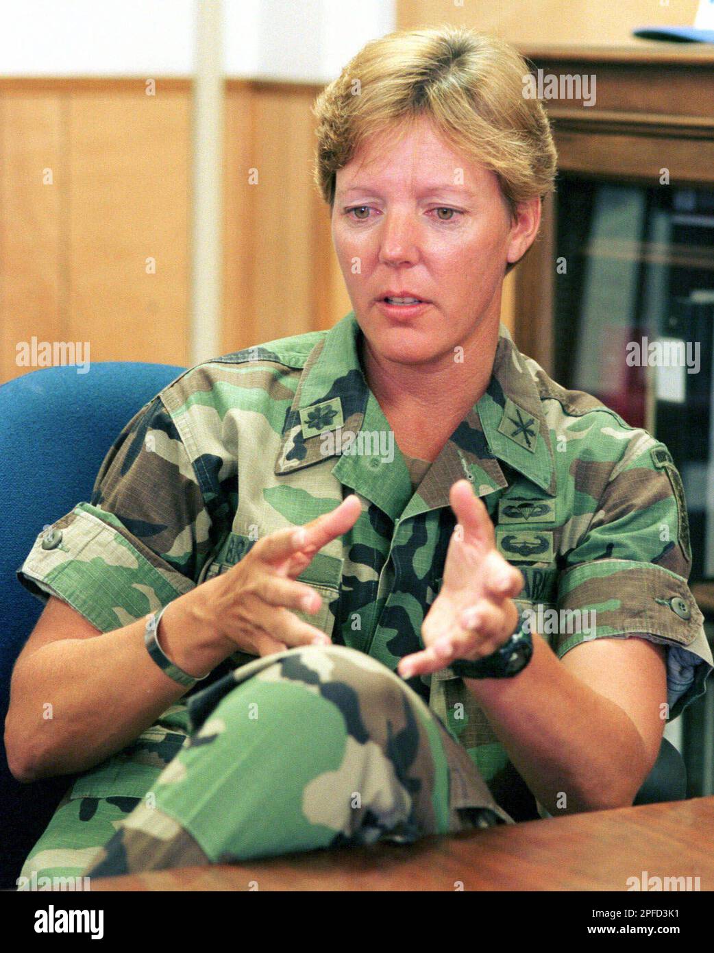 ADVANCE FOR WEEKEND EDITIONS JUNE 12-13--Lt. Col. Heidi Brown, the ...