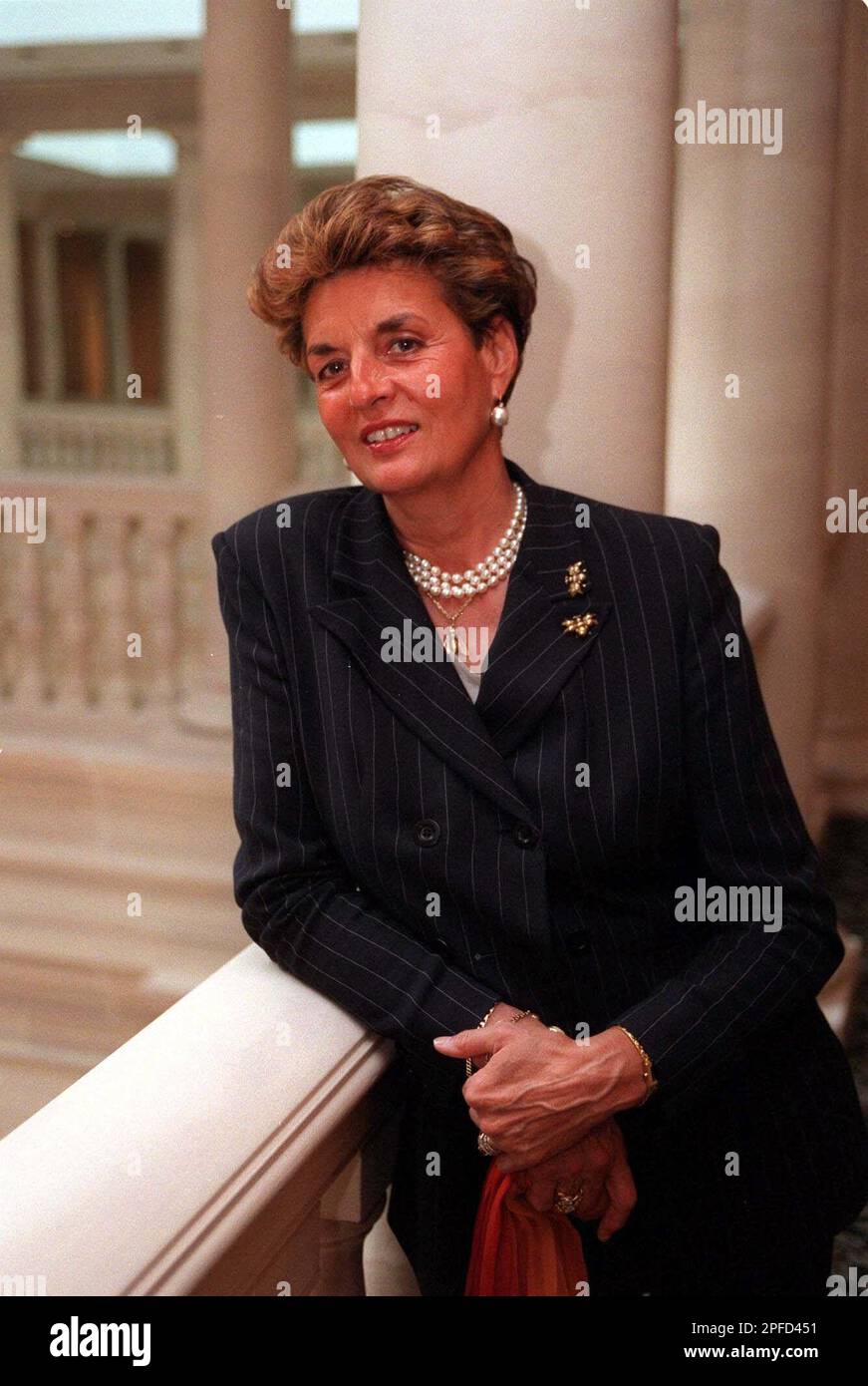 Giovanna Folonari Ruffino poses in a Manhattan hotel, on a visit from ...