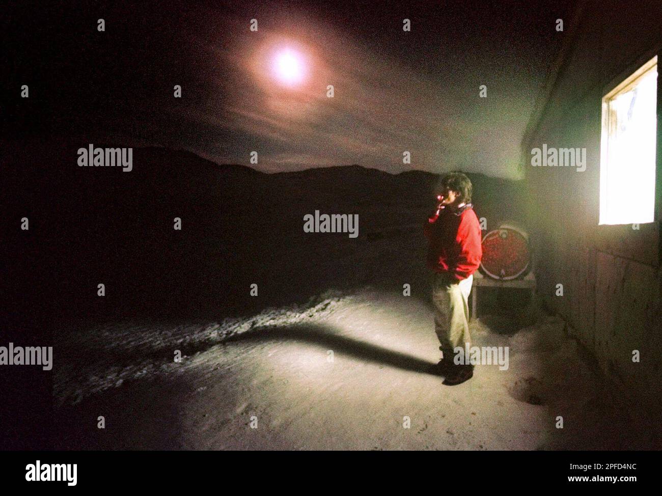 After a dinner of raw arctic char and boiled polar bear Tony Ashoona ...