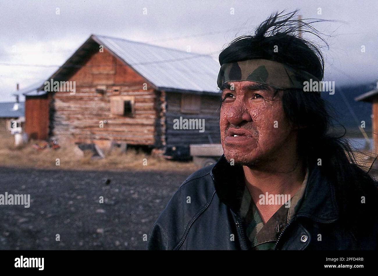 Isaac Ross, a Gwich'in tribal member who spends most of his time ...