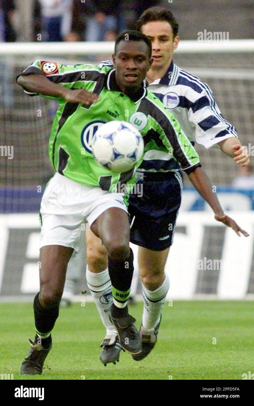 Michael Hartmann, background of Hertha BSC Berlin and Charles Akonnor ...