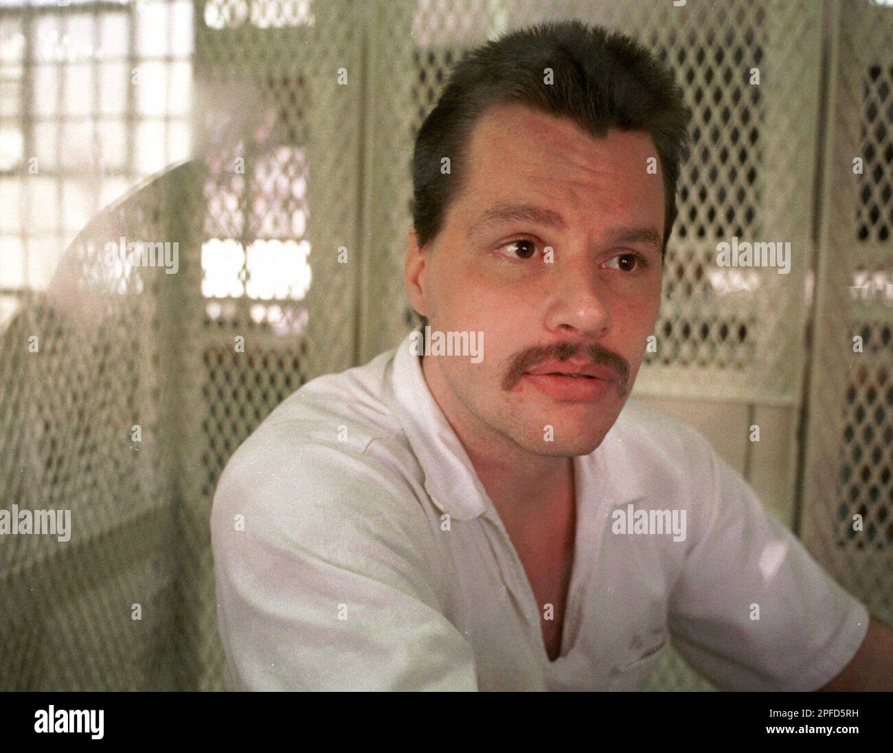 Death row inmate Aaron Christopher Foust, 26, is interviewed in the ...
