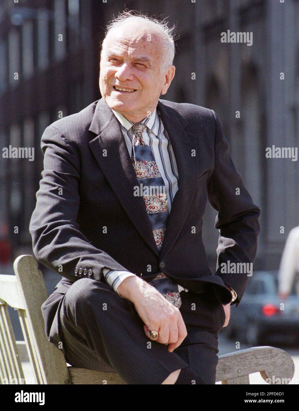Model Ben Fine poses for a photograph in downtown Philadelphia Thursday ...
