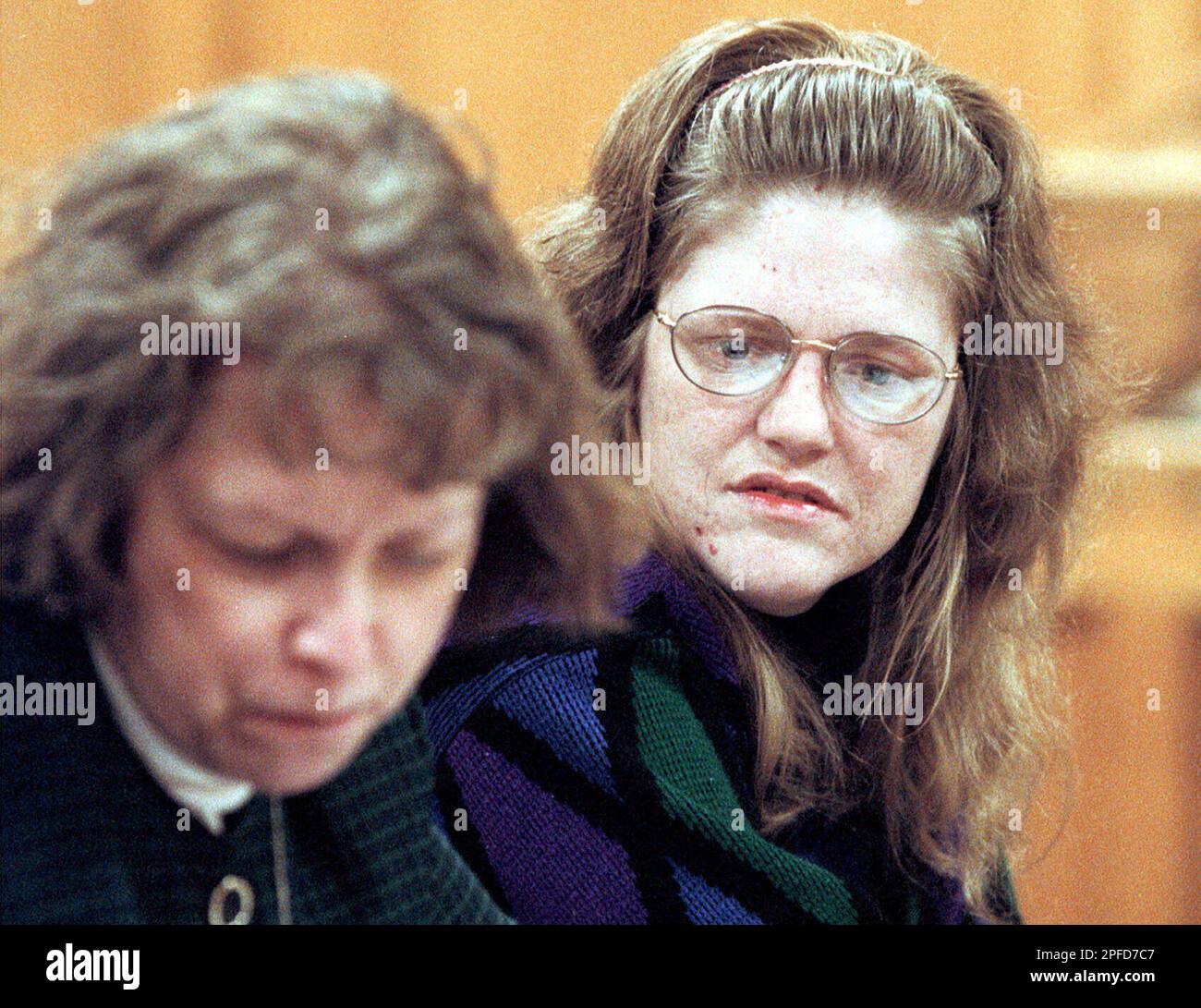 Kelly Dillery is shown in Sandusky Minicipal Court during the first day ...