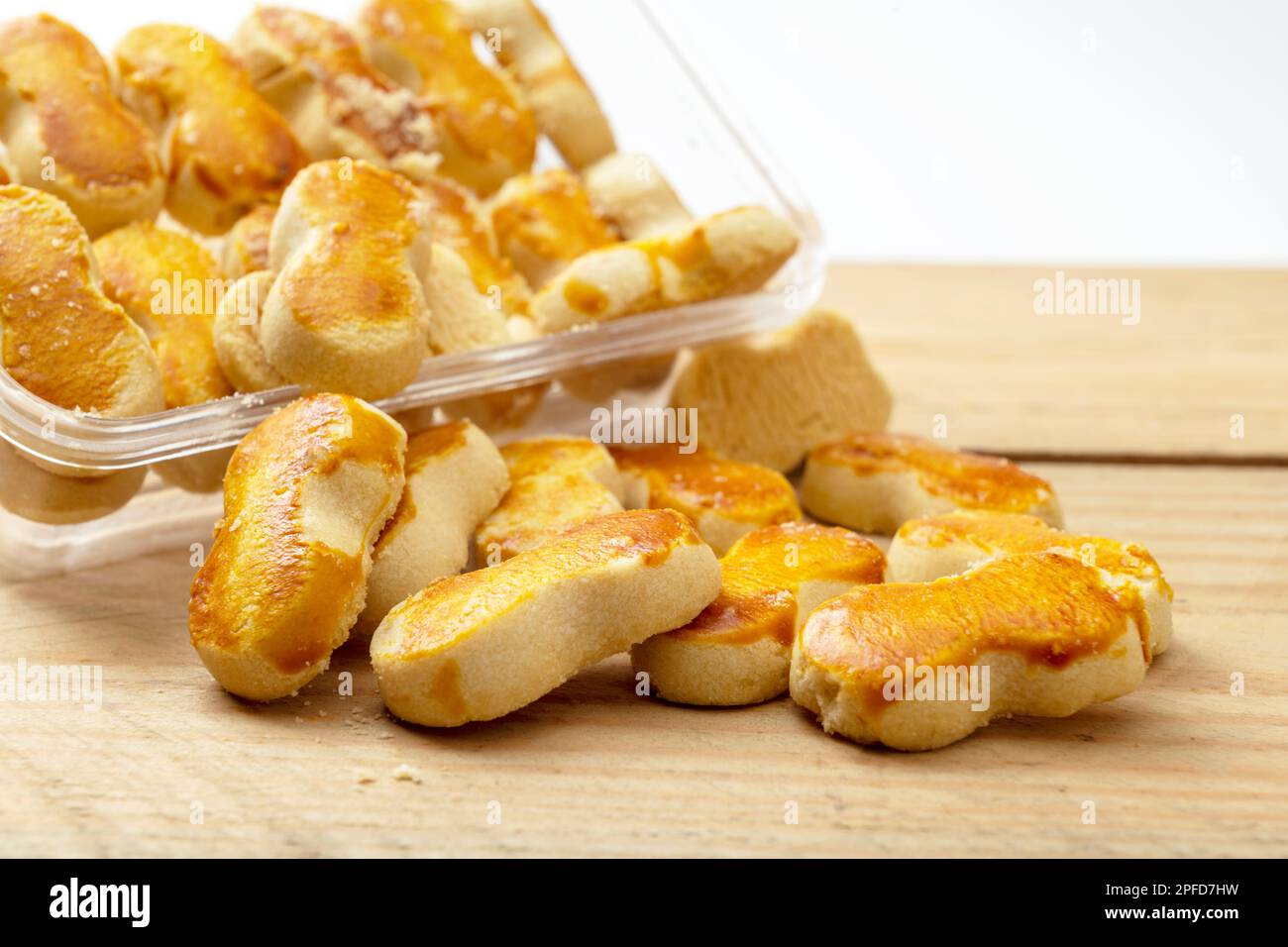 Indonesian cookies to celebrate eid al fitr (Kue Lebaran) on white ...