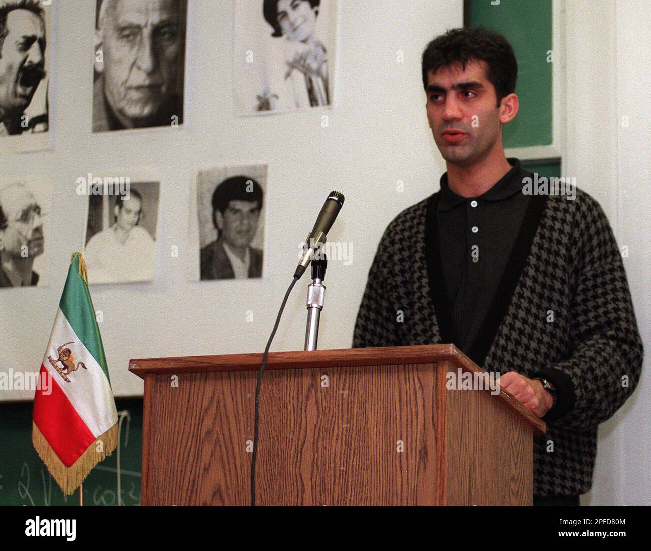 Arash Farouhar, son of slain Iranian dissident writer Dariush Faruhar ...