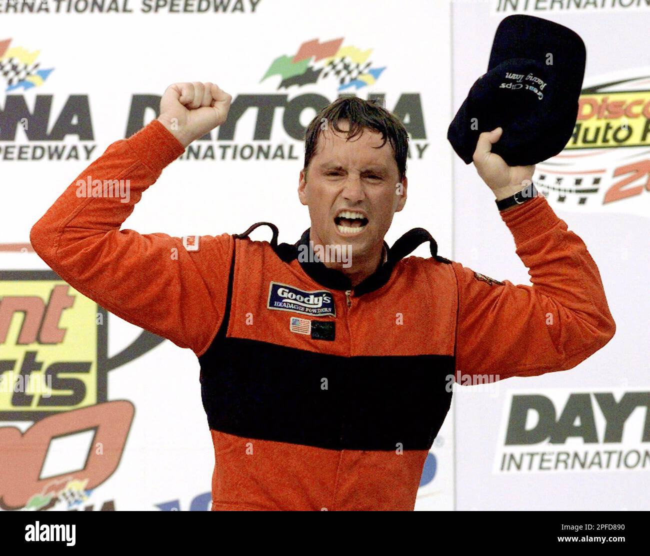 Christian Elder, of Minneapolis, Minn., driver of the Great Clips ...