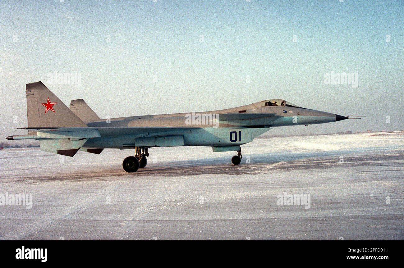 The new Russian Mig "MFI" on display at the Russian Air Force test ...