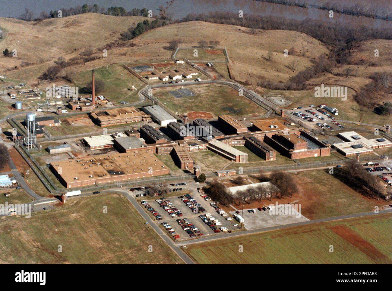 Powhatan Correctional Center in Powhatan County, Va. is shown in this ...