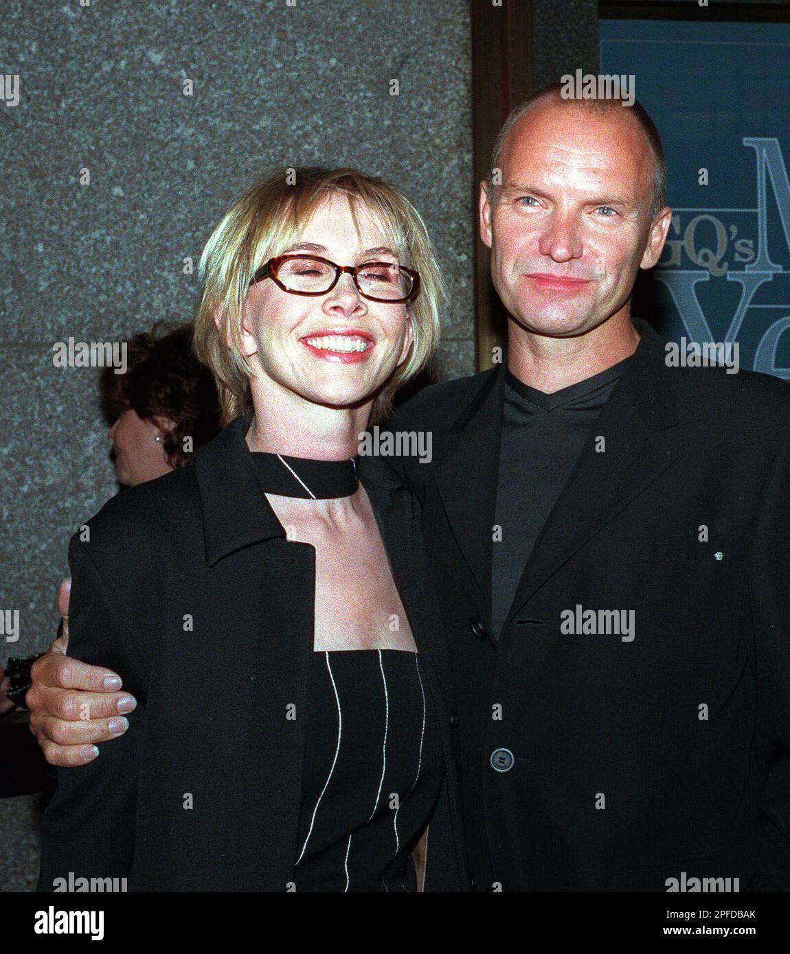 Singer Sting and his wife Trudie Styler arrive for the GQ's Annual "Men ...