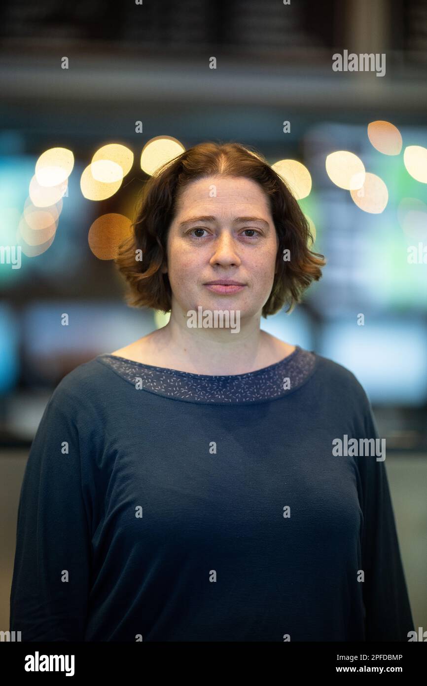 Darmstadt, Germany. 10th Feb, 2023. Angela Dietz, mission engineer for ...