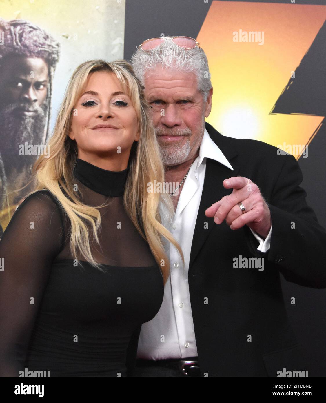 Los Angeles, California, USA 14th March 2023 Actor Ron Perlman and wife ...
