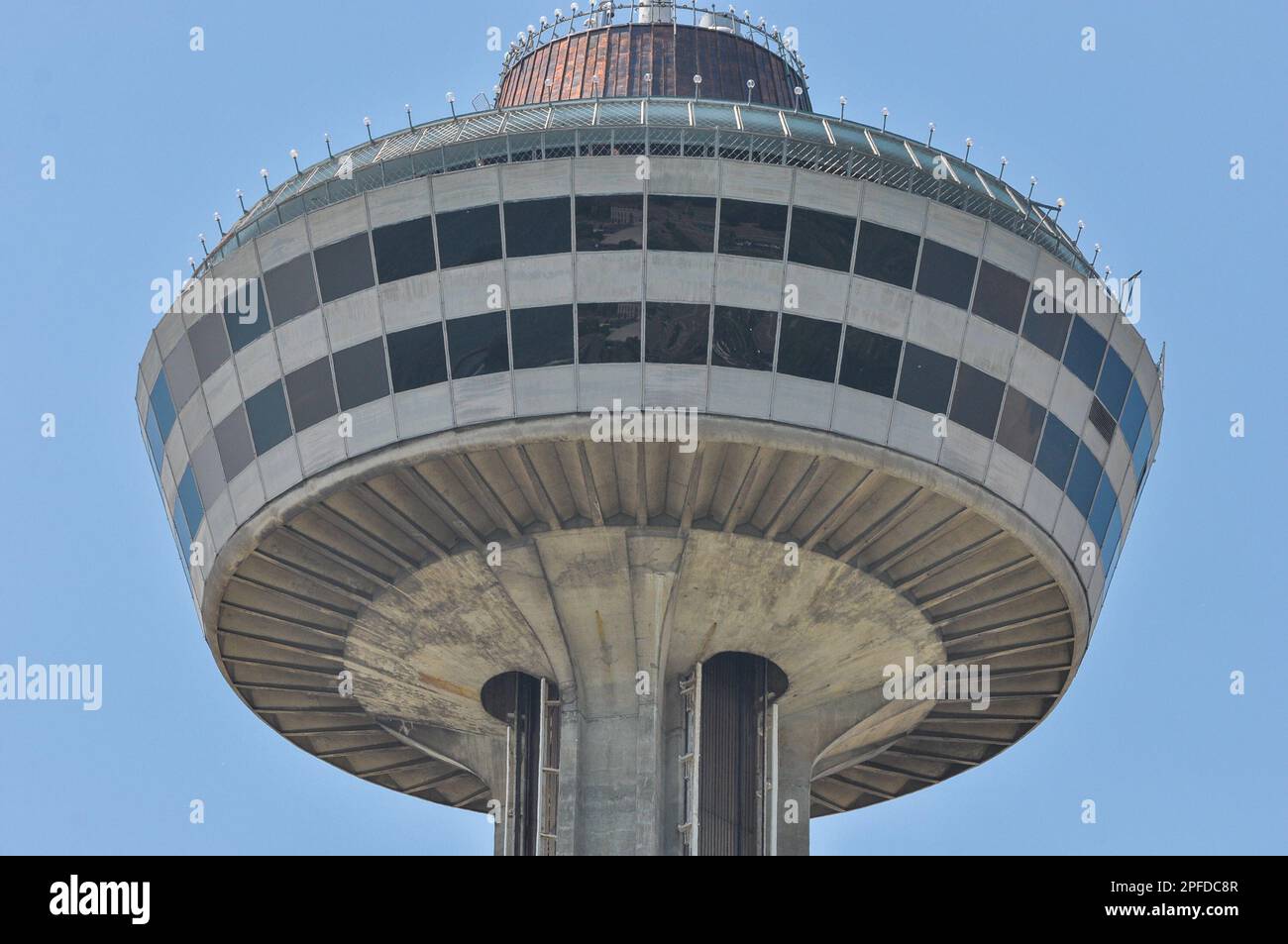 Niagara Falls Town, ON, Canada - May 30, 2015: View at the Skylon tower ...