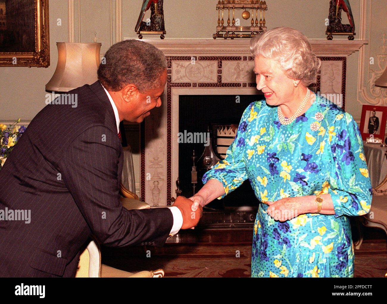 Britain's Queen Elizabeth receives Sir Orville Turnquest, Governor ...