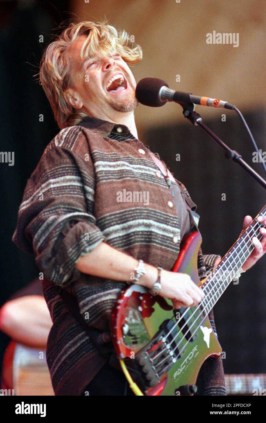 John Cowan belts out a song at the twenty-fifth Telluride Bluegrass ...