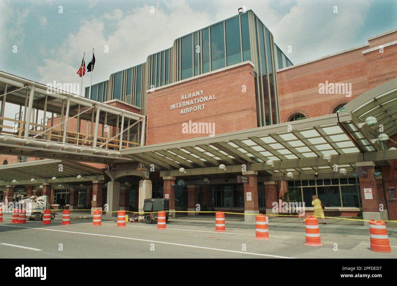 The new Albany International Airport terminal stands almost ready to ...