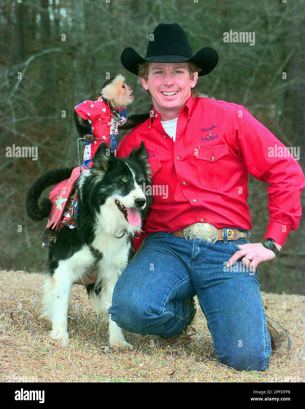 Five-time World Champion rodeo clown Tim Lepard, seen in New Albany ...