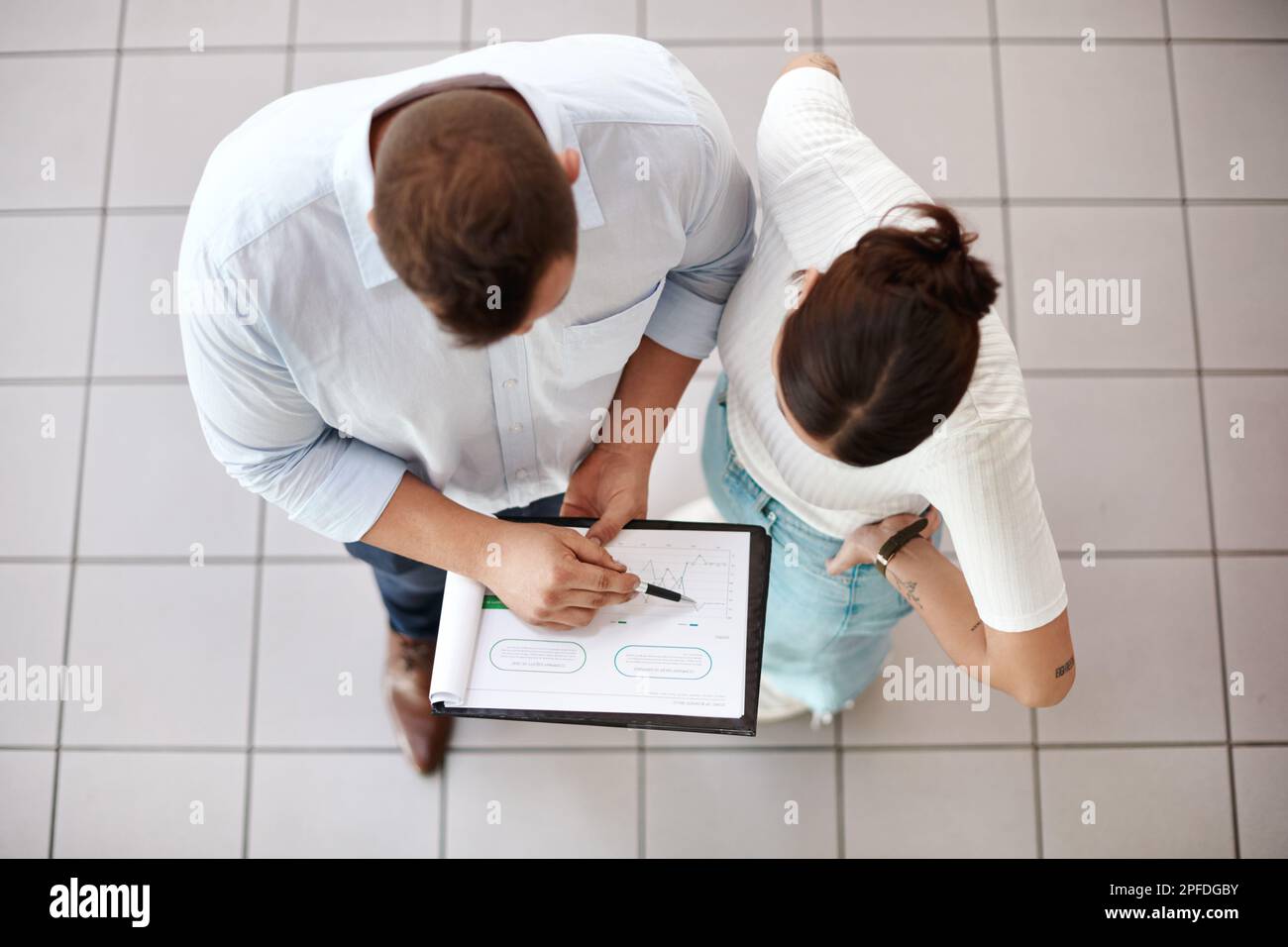 I think we need to read through this. a customer reading over paperwork ...