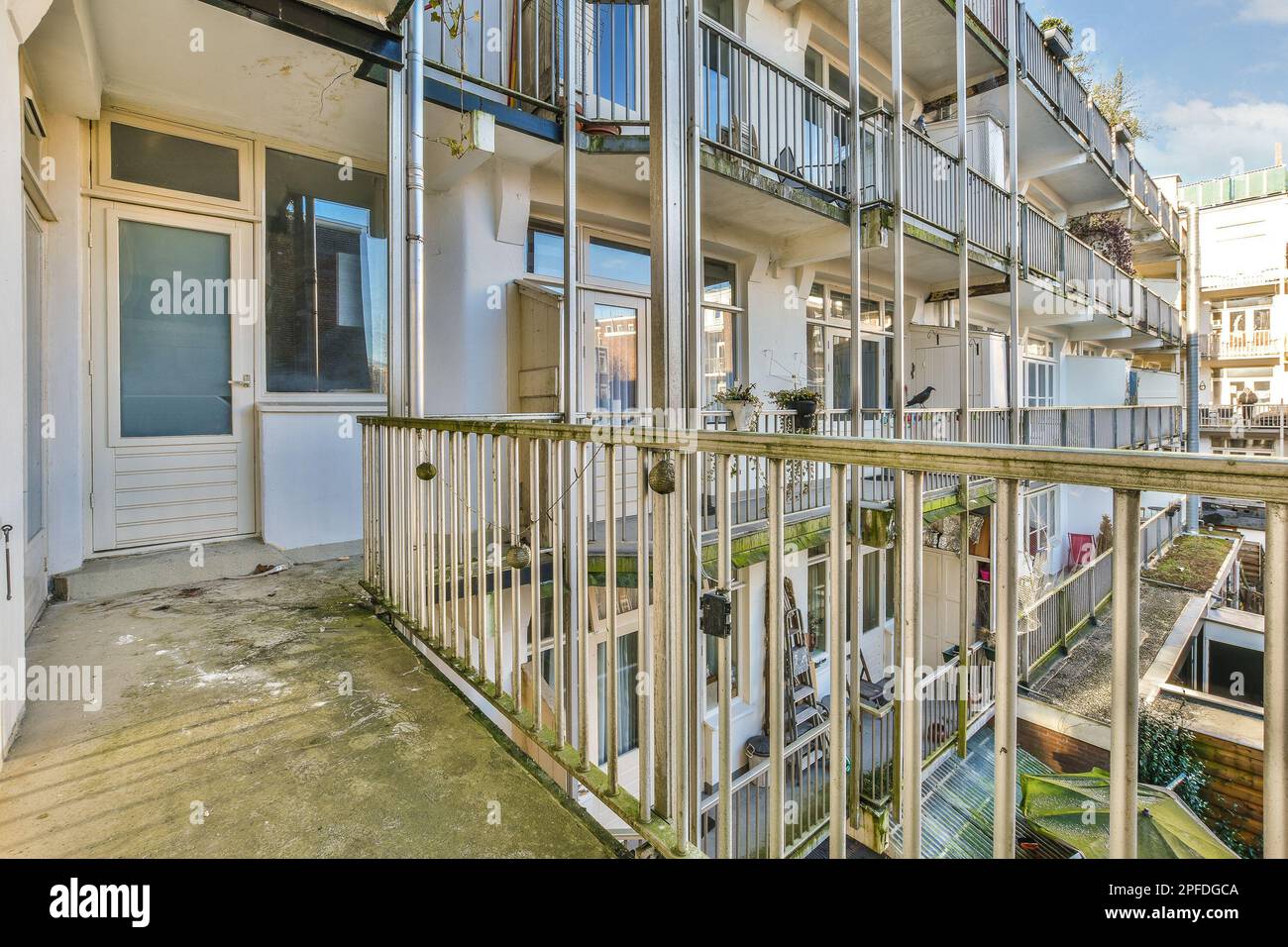 Interior prison railing hi-res stock photography and images - Alamy