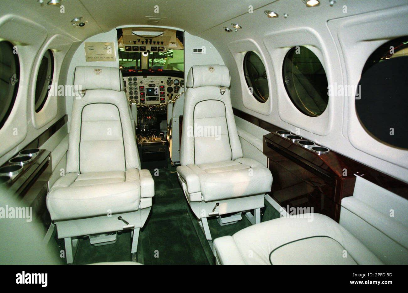 Interior view of the Jaguar Special Edition Beech King Air C90B ...