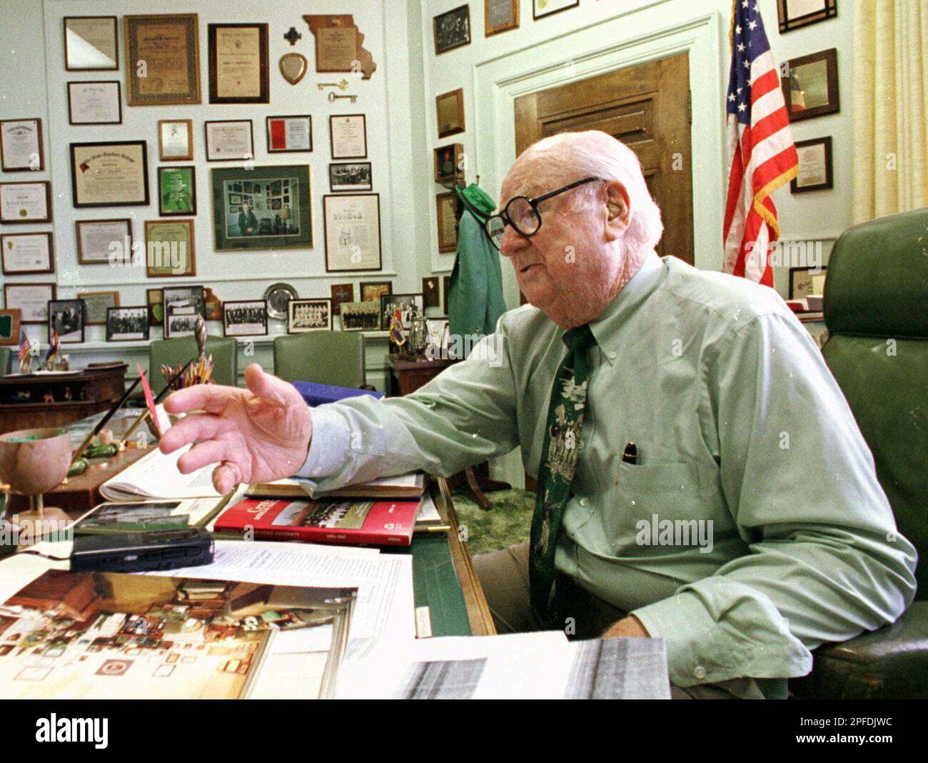 Newspaperman-turned-politician James C. Kirkpatrick, shown in this Aug ...