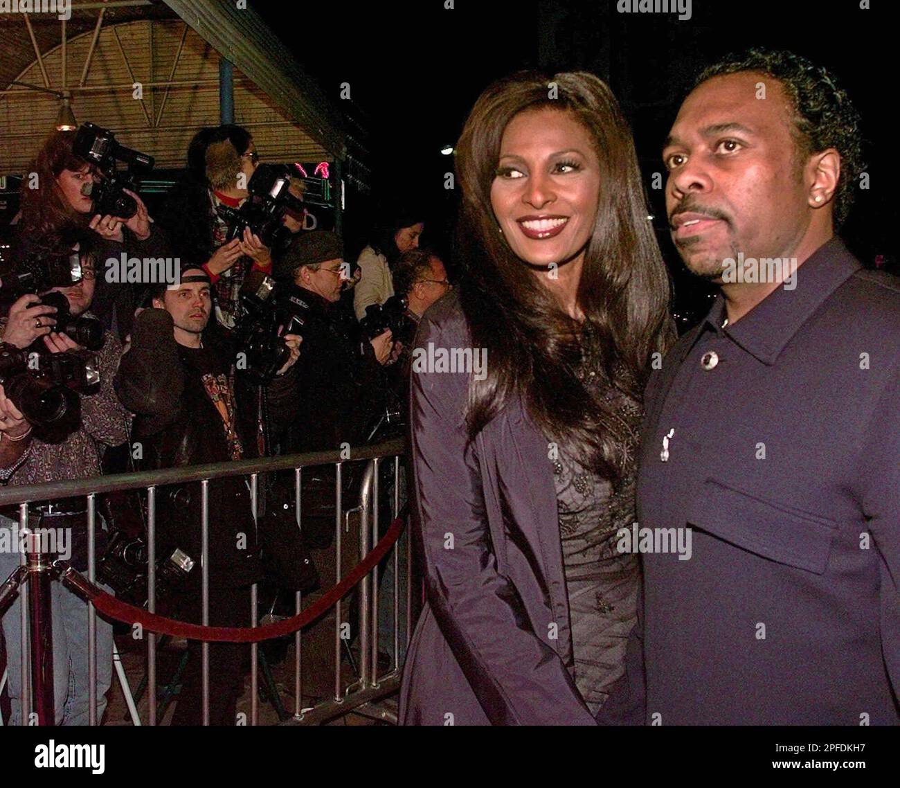 Actress Pam Grier arrives with date Kevin Evans for the premiere of ...