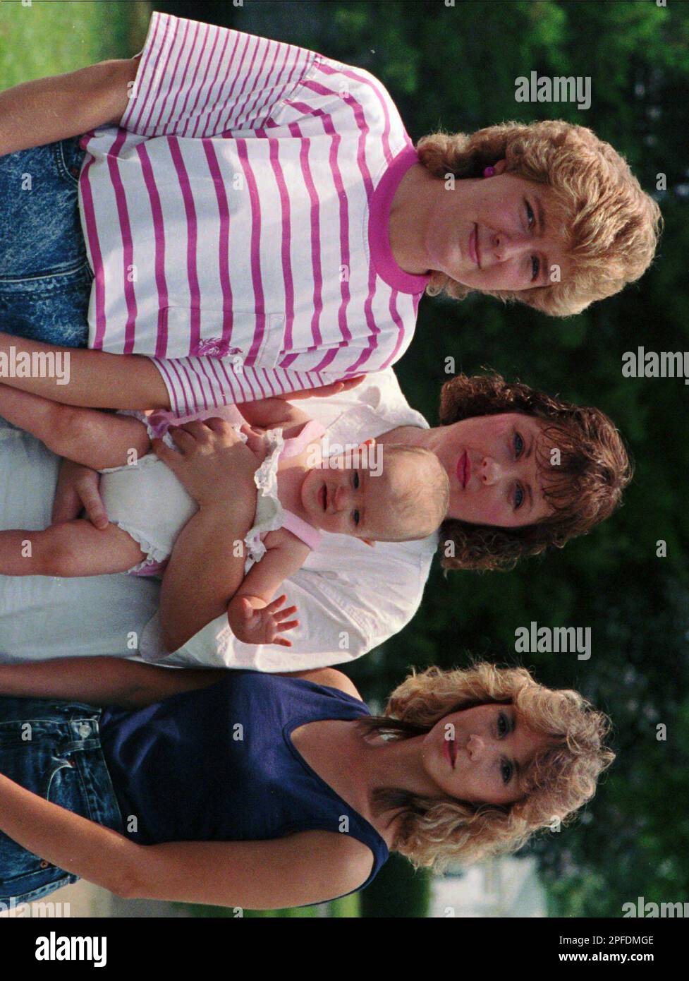 Tammy Donaldson, left, Brenda May, center, and Pam Hryhorysak, pose in ...