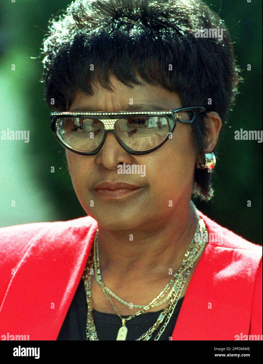 Winnie Madikizela-Mandela, arrives Tuesday December 2 1997 where she is ...