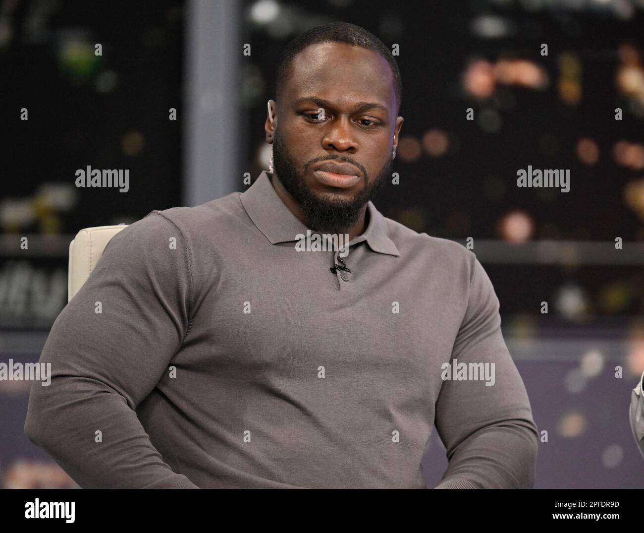 Olabinjo Osundairo appears on "Hannity" at Fox News Studios on Thursday ...
