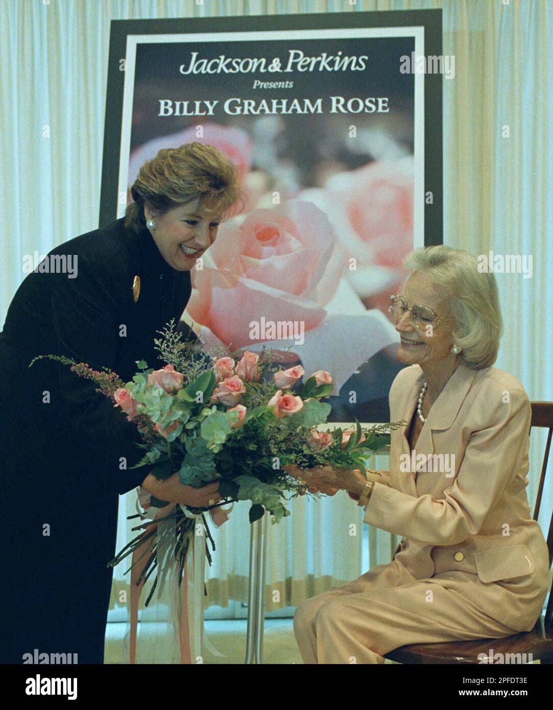 Leslie Freytag, left, vice president marketing for Jackson & Perkins ...