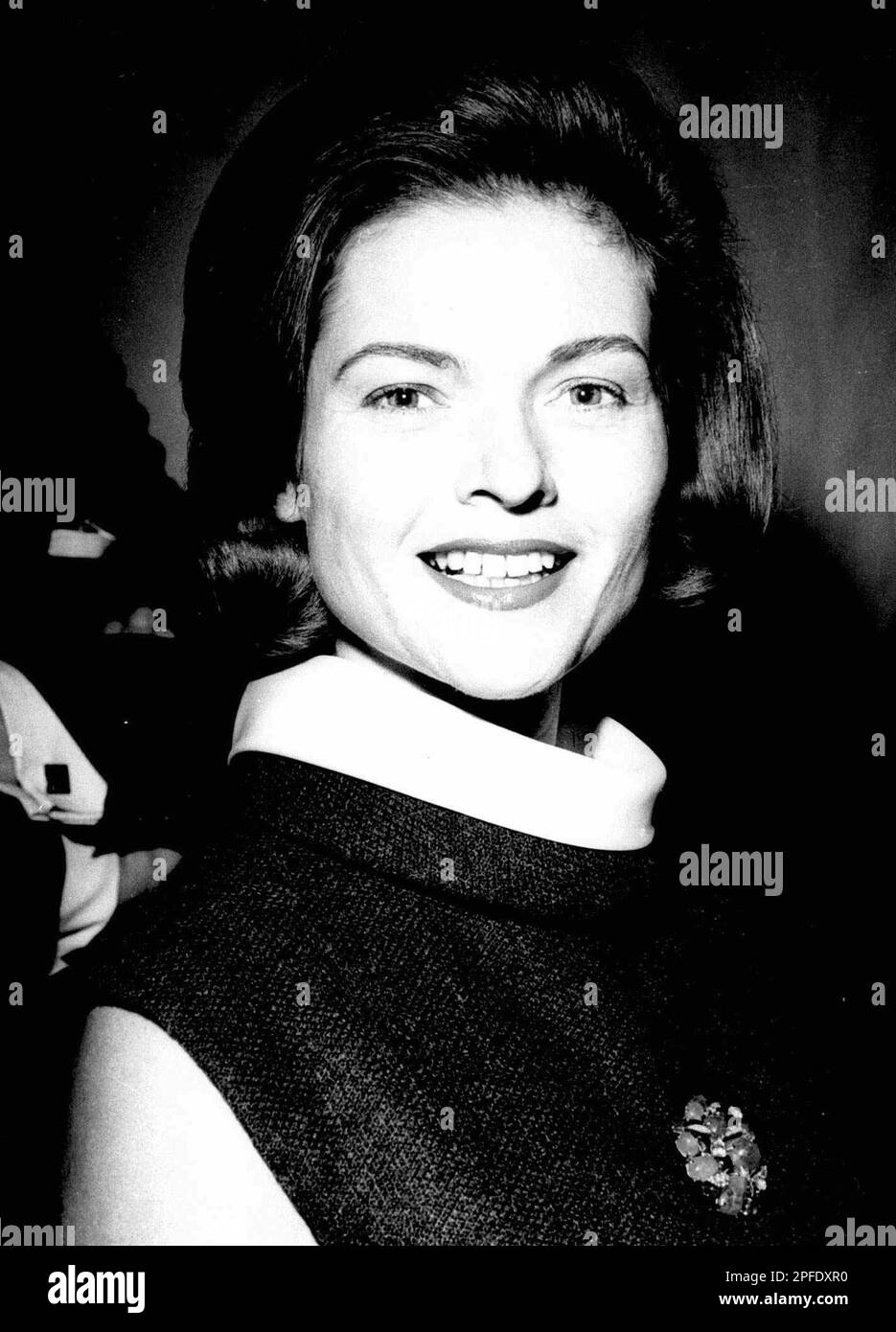 FILE-- Award-winning journalist and author Nancy Dickerson, shown in ...