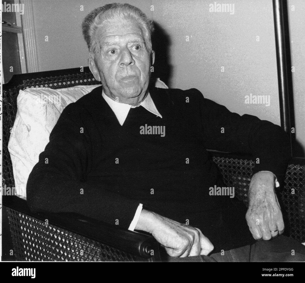 FILE - Eugenio Montale, one of the greatest Italian poets, is shown in ...