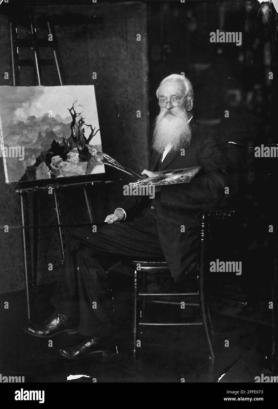FILE--Artist Thomas Moran is shown in this 1915 file photo. Washington ...
