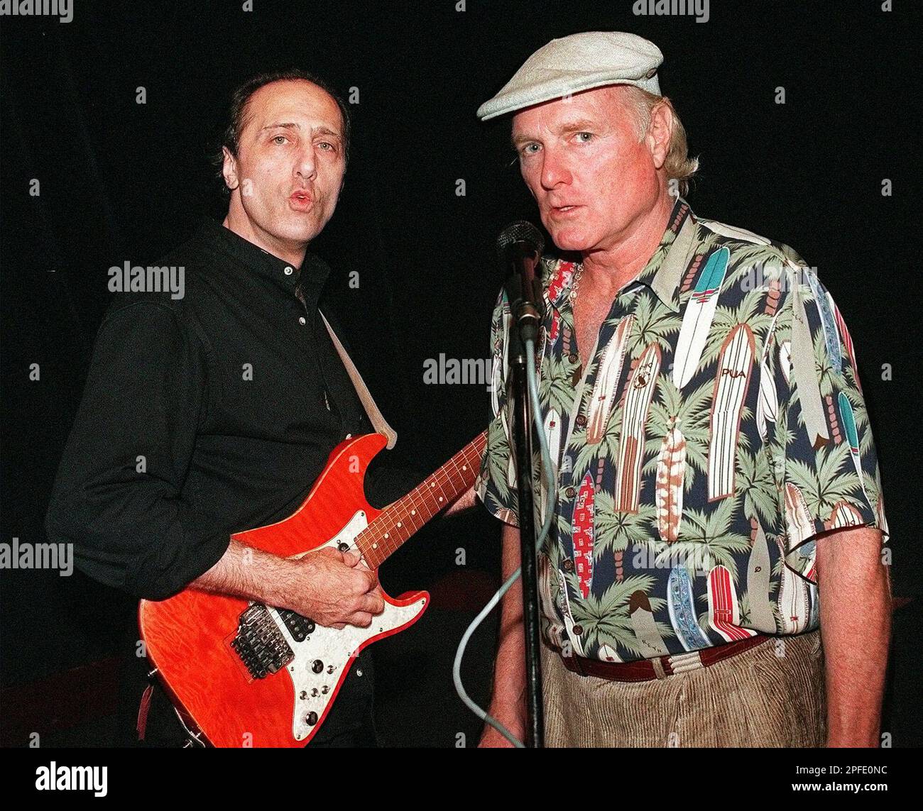 Beach Boys members David Marks, left, and lead singer Mike Love ...